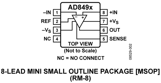 Ad8495 k type thermocouple amplifier datasheet