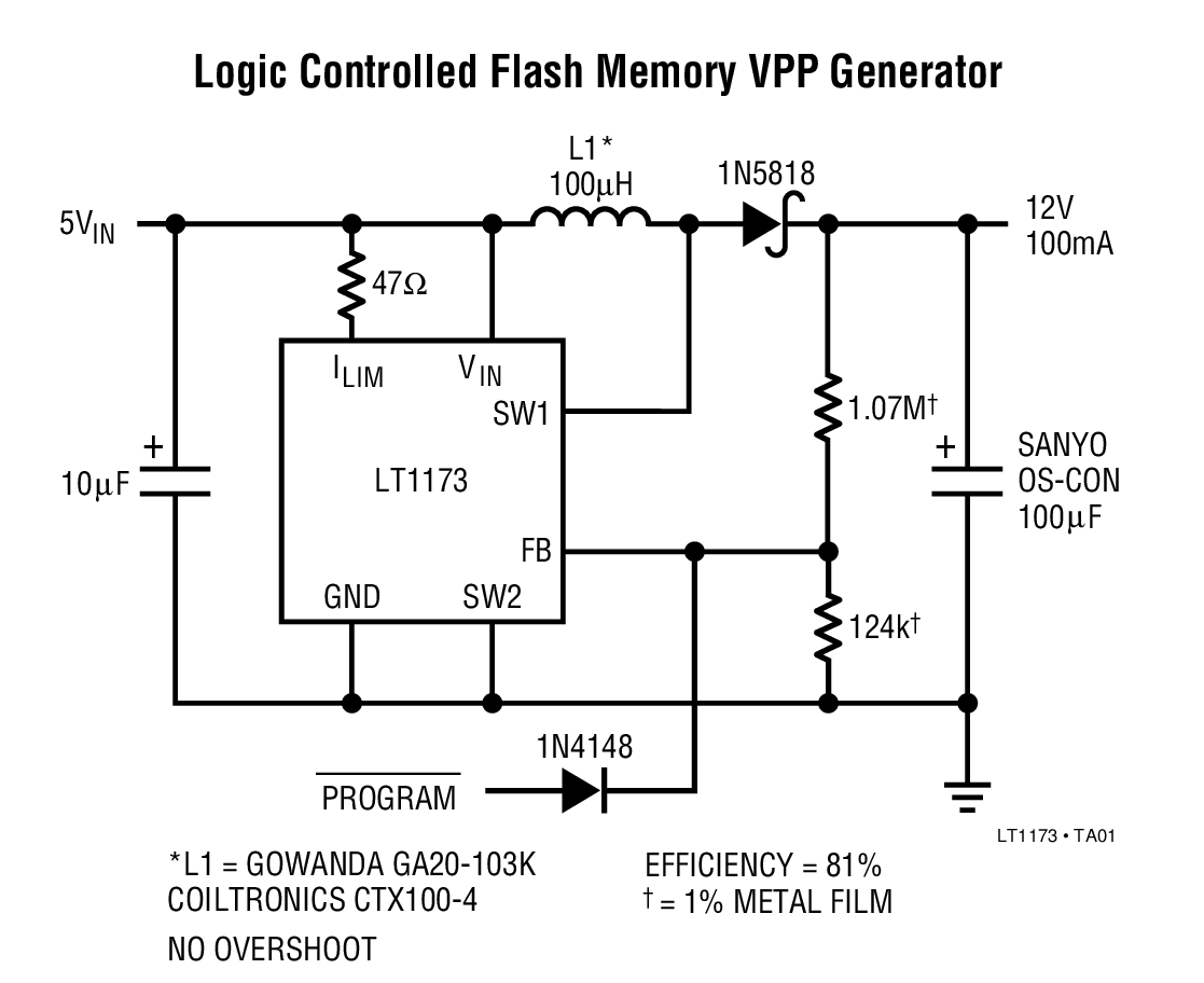 LT1173 Datasheet and Product Info | Analog Devices