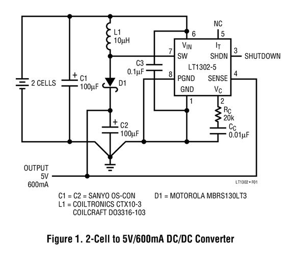 LT1302 Datasheet and Product Info | Analog Devices