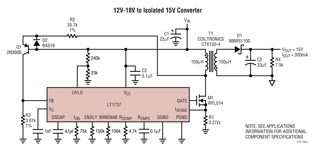 LT1737 Datasheet and Product Info | Analog Devices