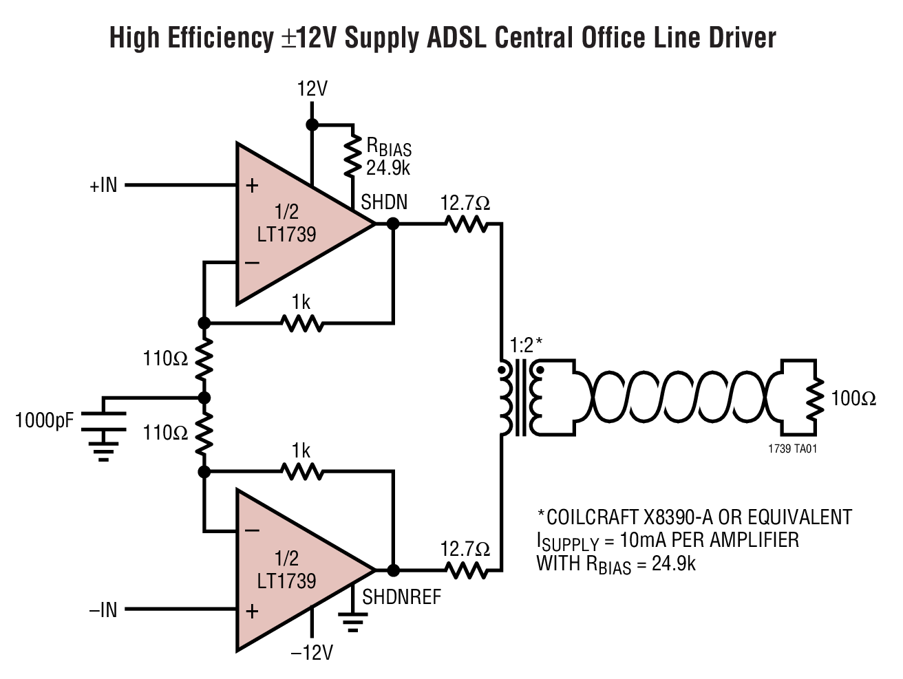 LT1739 Datasheet and Product Info | Analog Devices