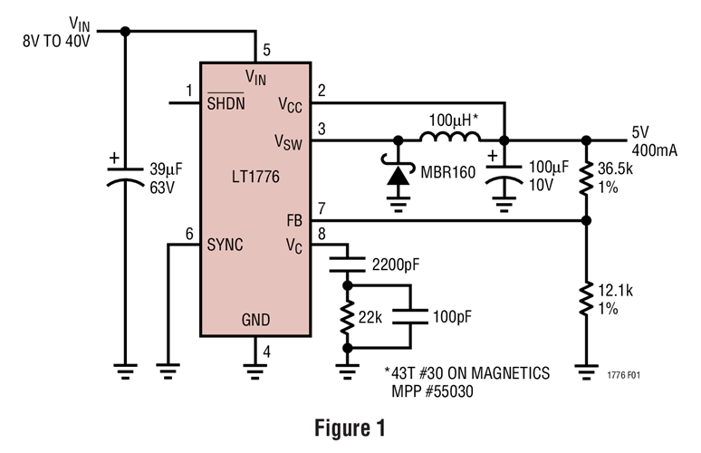 LT1776 Datasheet and Product Info | Analog Devices