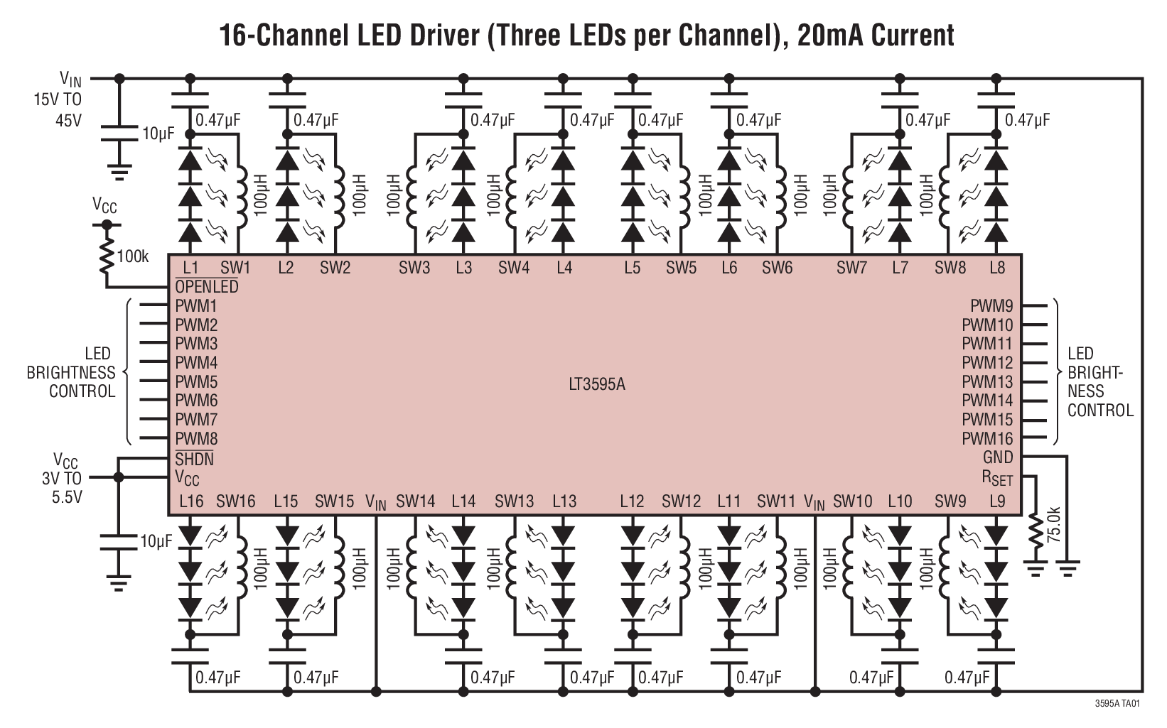 LT3595A Datasheet and Product Info | Analog Devices
