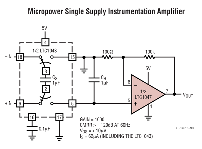 LTC1047 Datasheet and Product Info | Analog Devices
