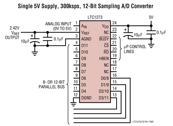 LTC1273 Datasheet and Product Info | Analog Devices