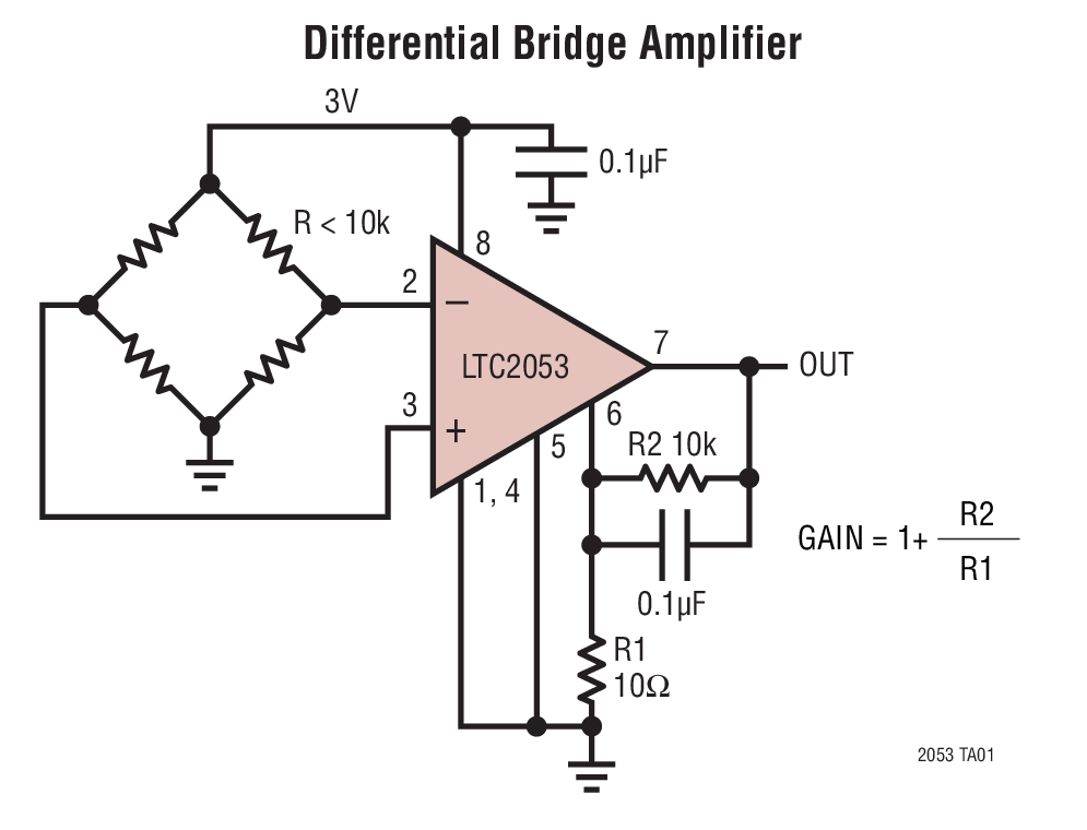 LTC2053 Datasheet and Product Info | Analog Devices