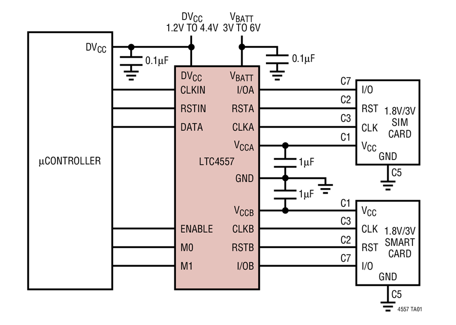 LTC4557 Datasheet and Product Info | Analog Devices