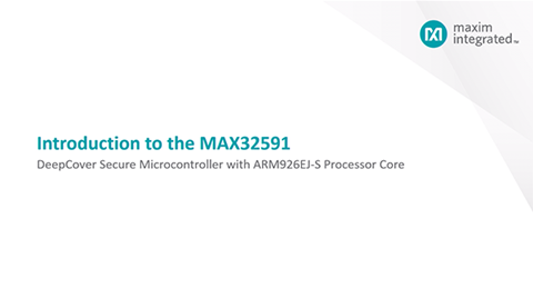 MAX32591 Datasheet and Product Info | Analog Devices