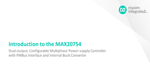 MAX20754 Datasheet and Product Info | Analog Devices