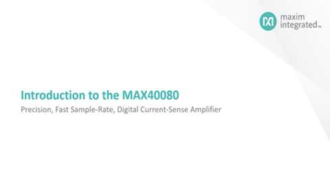 MAX40080 数据手册和产品信息 | ADI 公司