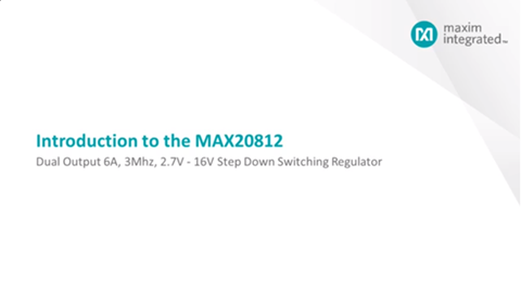 MAX20812 Datasheet and Product Info | Analog Devices