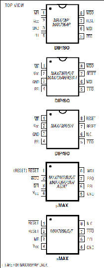 MAX706T数据手册和产品信息 | Analog Devices