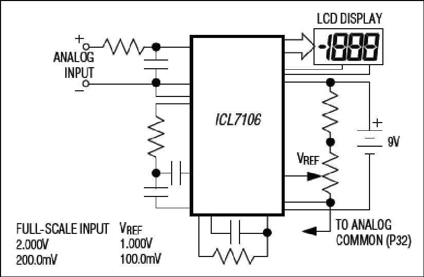 ICL7107数据手册和产品信息 | Analog Devices
