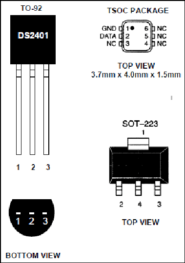 DS2401数据手册和产品信息 | Analog Devices