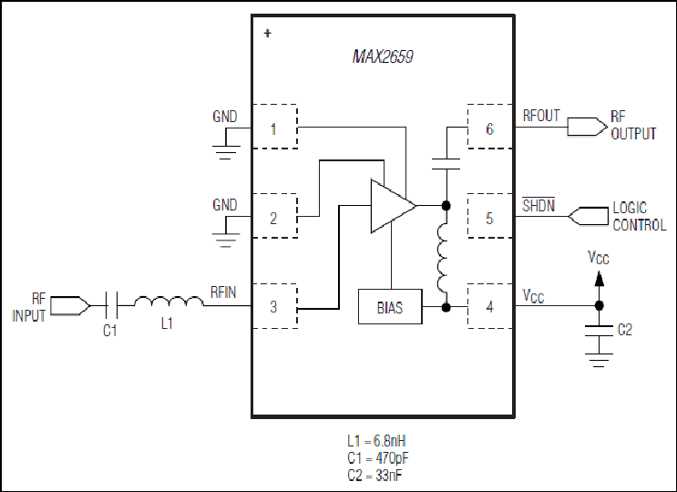 MAX2659数据手册和产品信息 | Analog Devices