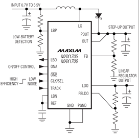 MAX1706数据手册和产品信息 | Analog Devices