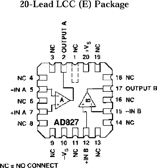 AD827数据手册和产品信息 | Analog Devices