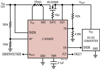 LT4356-1数据手册和产品信息 | Analog Devices