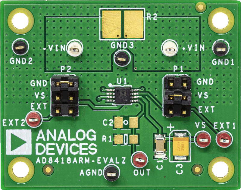 AD8418A Evaluation Board for Bidirectional, Zero-Drift, Current Sense ...