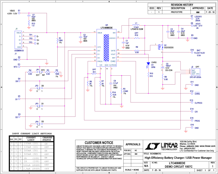 DC1007C Evaluation Board | Analog Devices