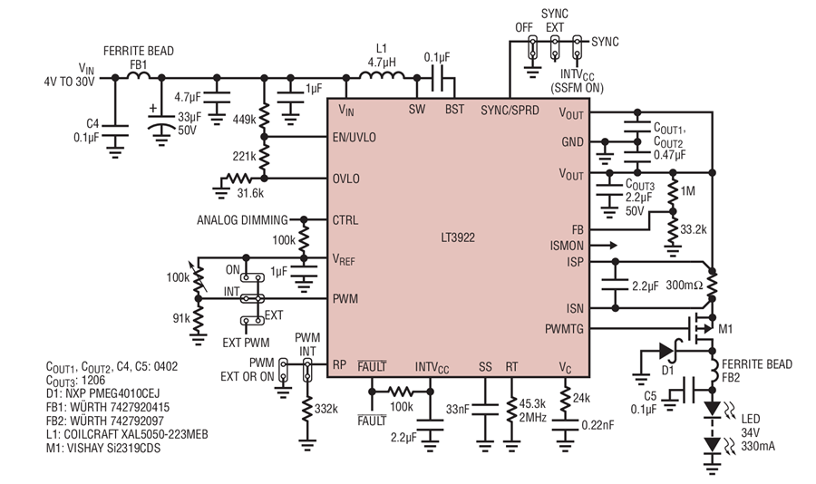 소형 자산 추적 장치의 배터리 수명을 연장하는 소형 고효율 벅 컨버터 Analog Devices