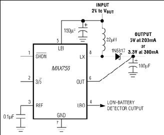 MAX756 Datasheet and Product Info | Analog Devices