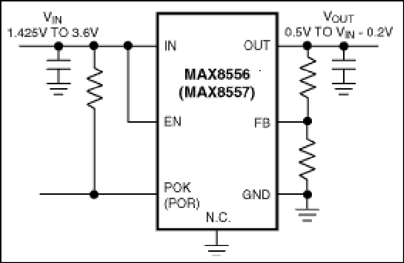 MAX8556 Datasheet and Product Info | Analog Devices