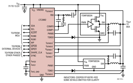 LTC3882 Datasheet and Product Info | Analog Devices