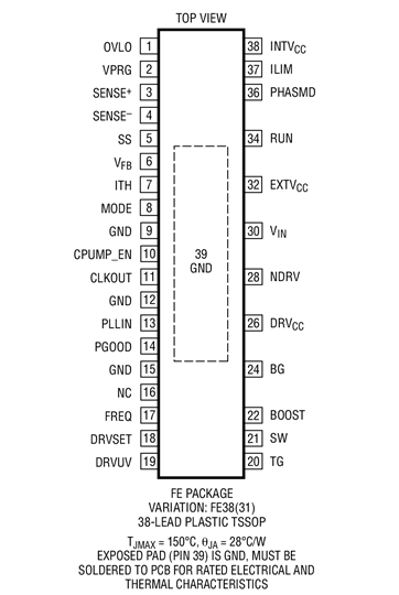 LTC3895 Datasheet and Product Info | Analog Devices