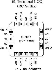 OP467 Datasheet and Product Info | Analog Devices