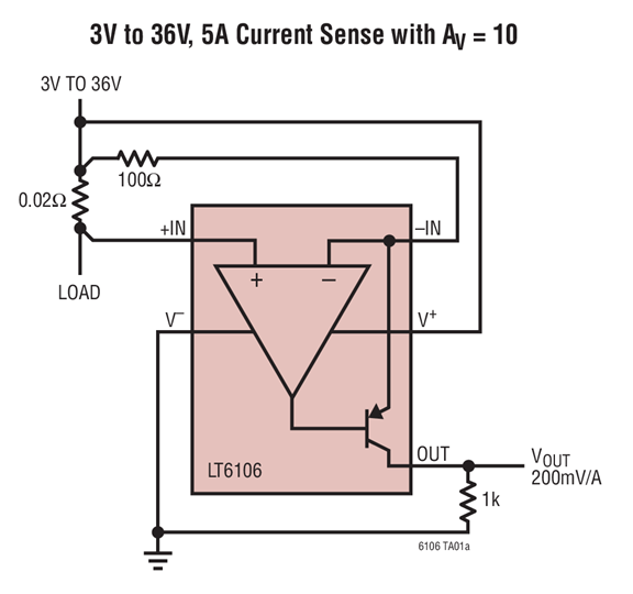 LT6106 Datasheet and Product Info | Analog Devices
